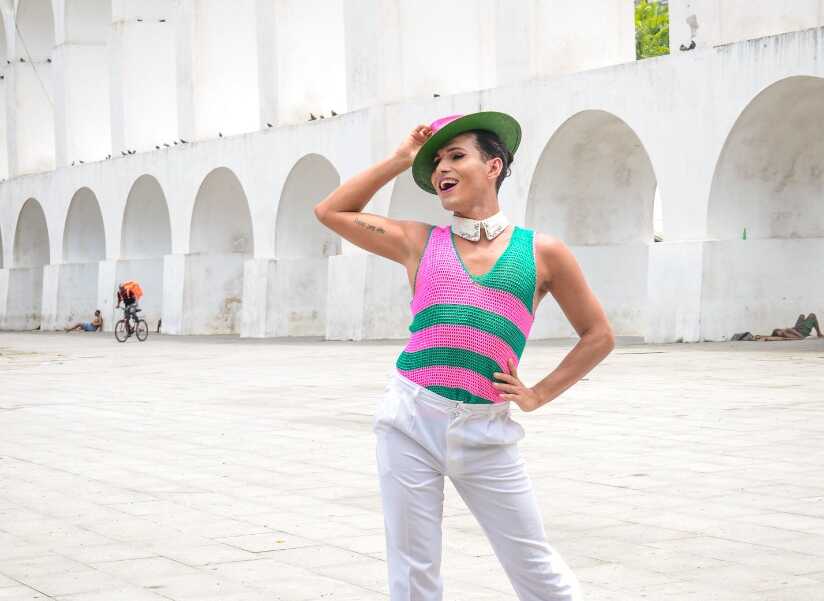 Gato de Salto encarna Madame Satã em ensaio fotográfico – Folia Do Samba Gato de Salto encarna Madame Satã em ensaio fotográfico – Folia Do Samba