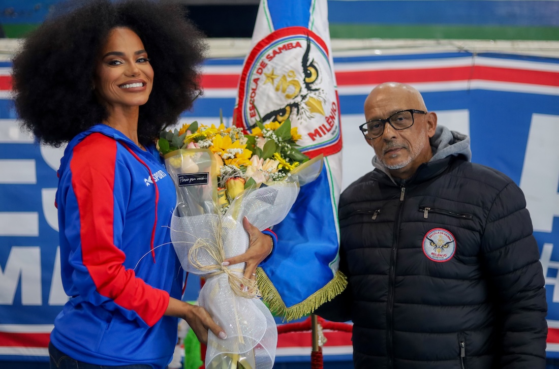 Savia David é anunciada como Rainha de Bateria da Estrela do Terceiro ...